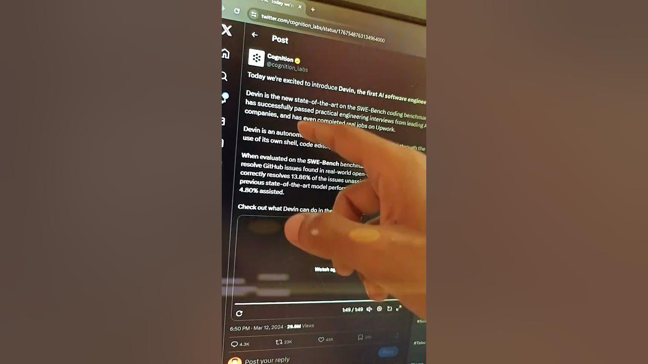 Devin Ai Cant Replace Software Engineers Chatgpt Softwareengineer Devinai Ai Fyp Youtube