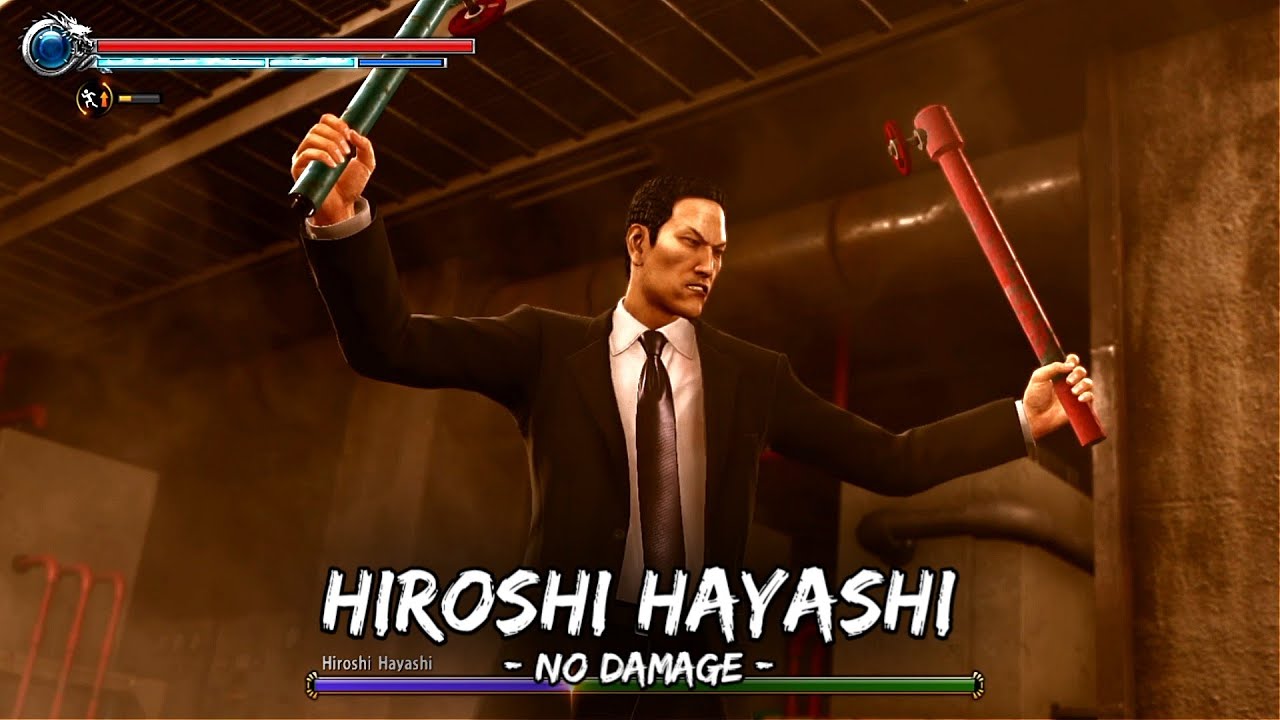 Yakuza Kiwami 2 - Hiroshi Hayashi (No Damage - HARD) - YouTube
