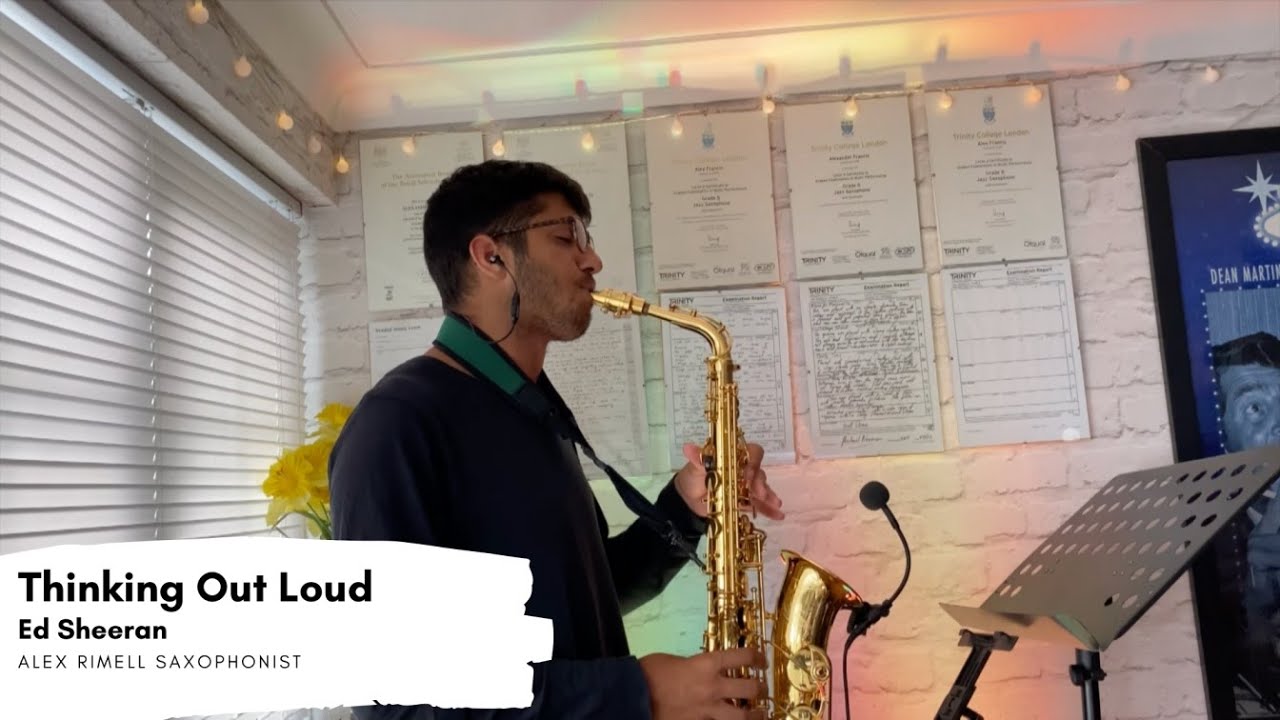 Thinking Out Loud - Sax Cover 🎷 - YouTube
