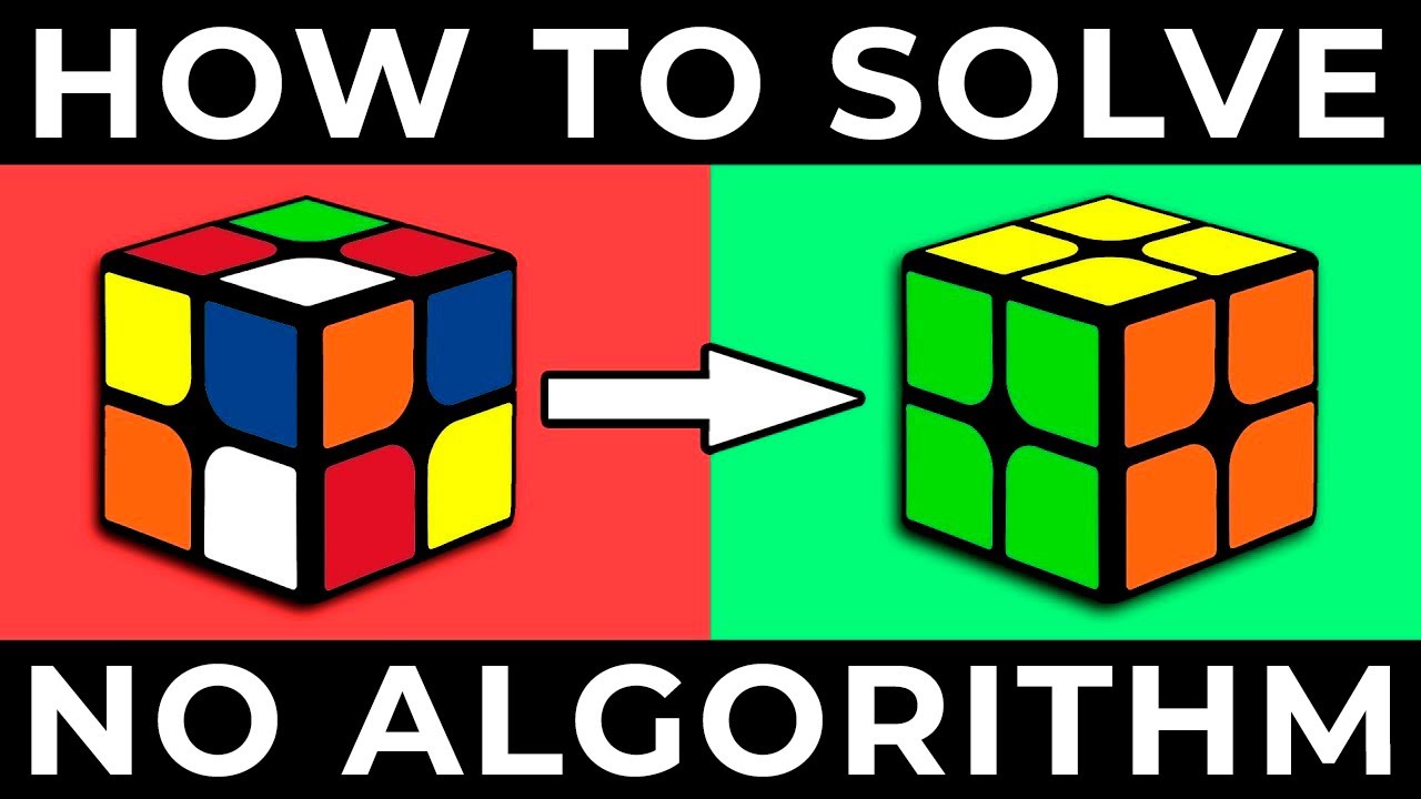 HOW TO SOLVE A 2X2 RUBIK S CUBE The Easiest Way no Algorithm YouTube