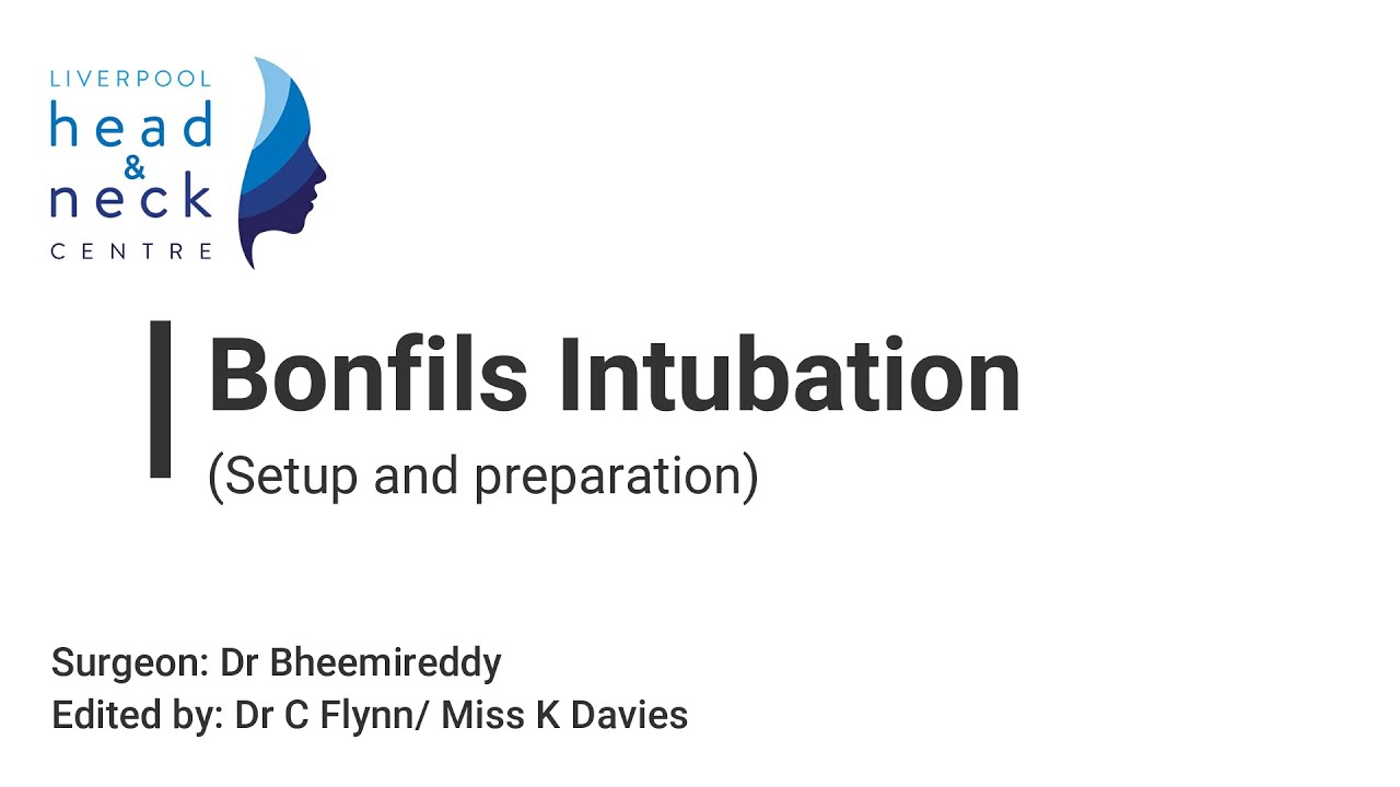 Bonfils Intubation - YouTube
