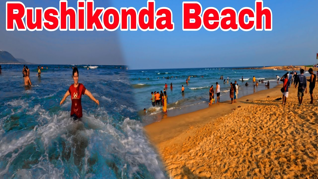 Visited Rushikonda Beach, Visakhapatnam || The Only Beach with Crystal ...