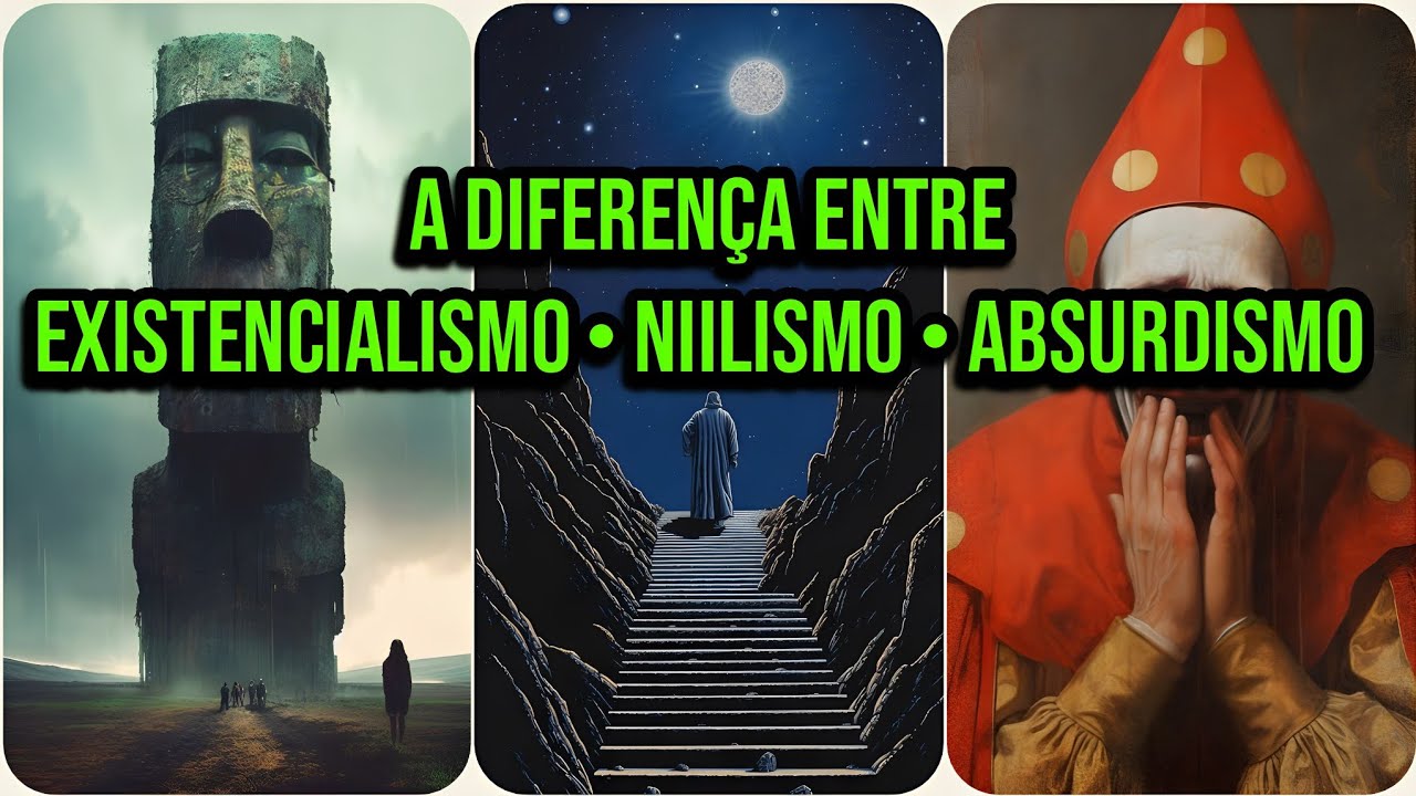 A diferença de Existencialismo, Niilismo e Absurdismo - YouTube