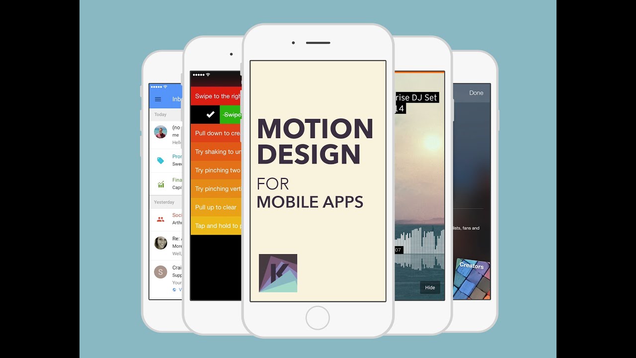 The Kinetic UI: Motion Design for Mobile Apps - YouTube