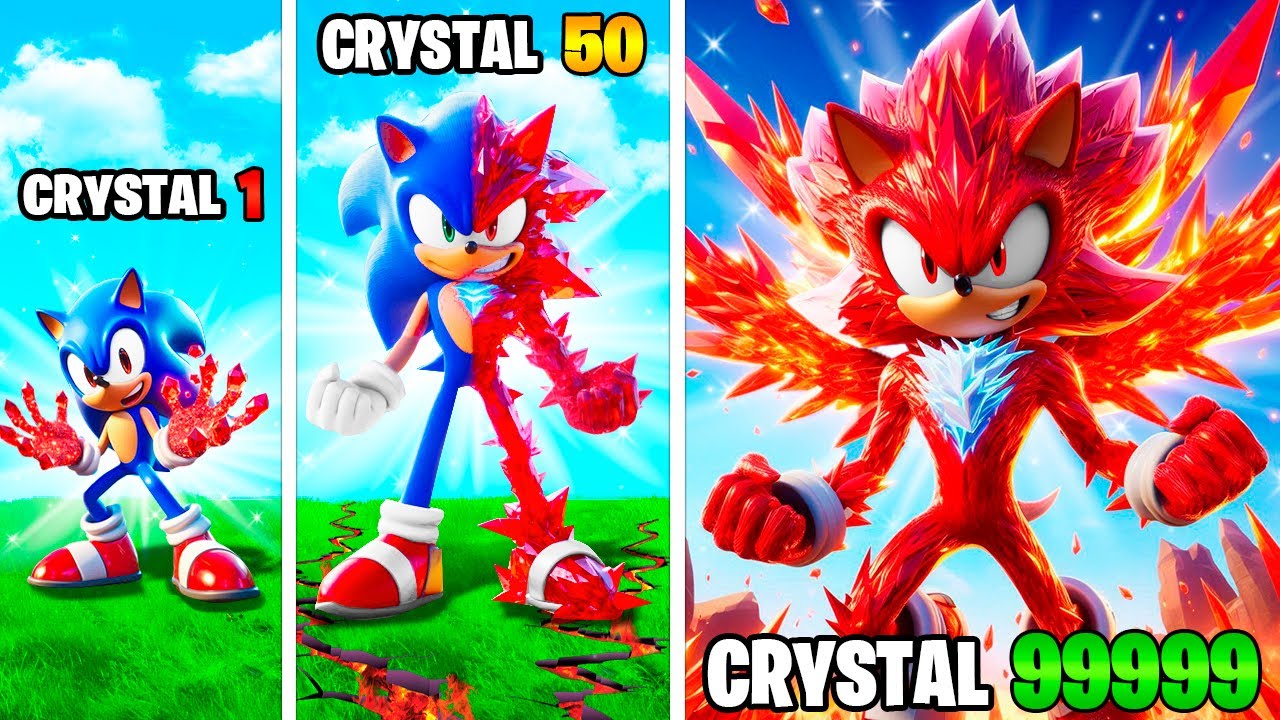 Upgrading to CRYSTAL Sonic in GTA 5 - YouTube