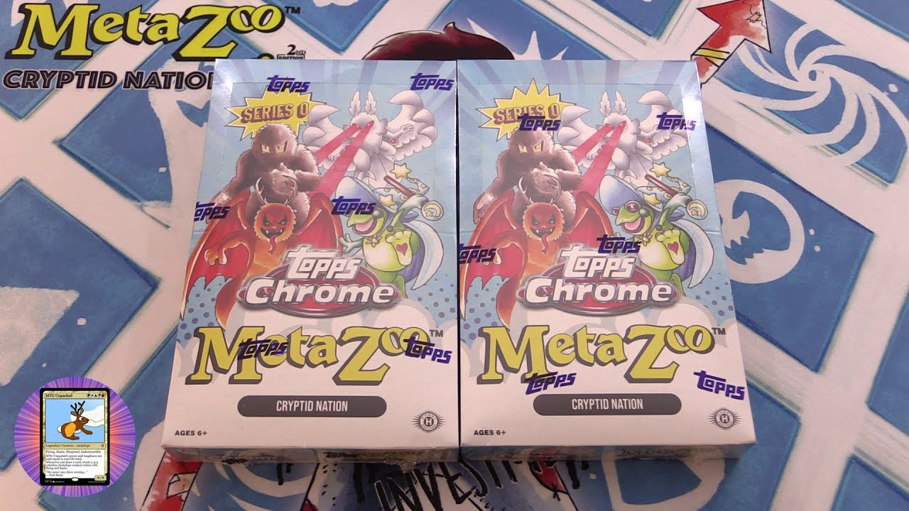 2X Topps Chrome MetaZoo Cryptid Nation Hobby Box Opening - YouTube