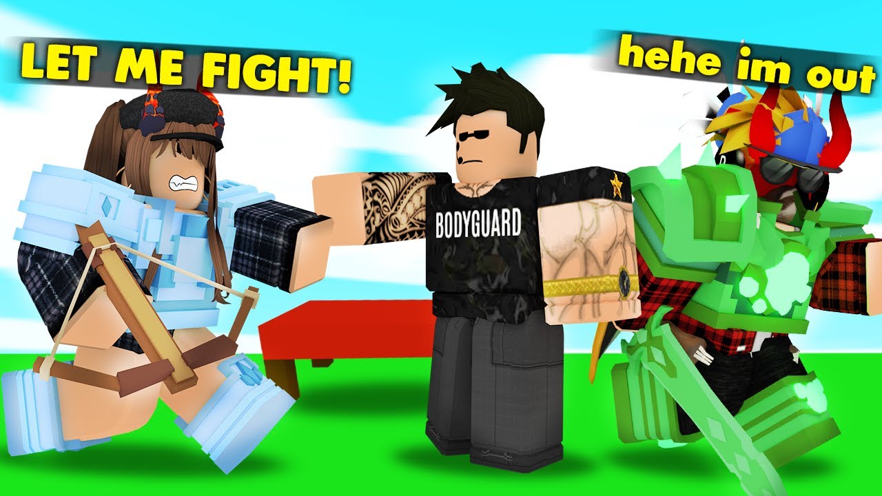 I Hired A BODYGUARD To Take Them OUT... (ROBLOX BEDWARS) - YouTube