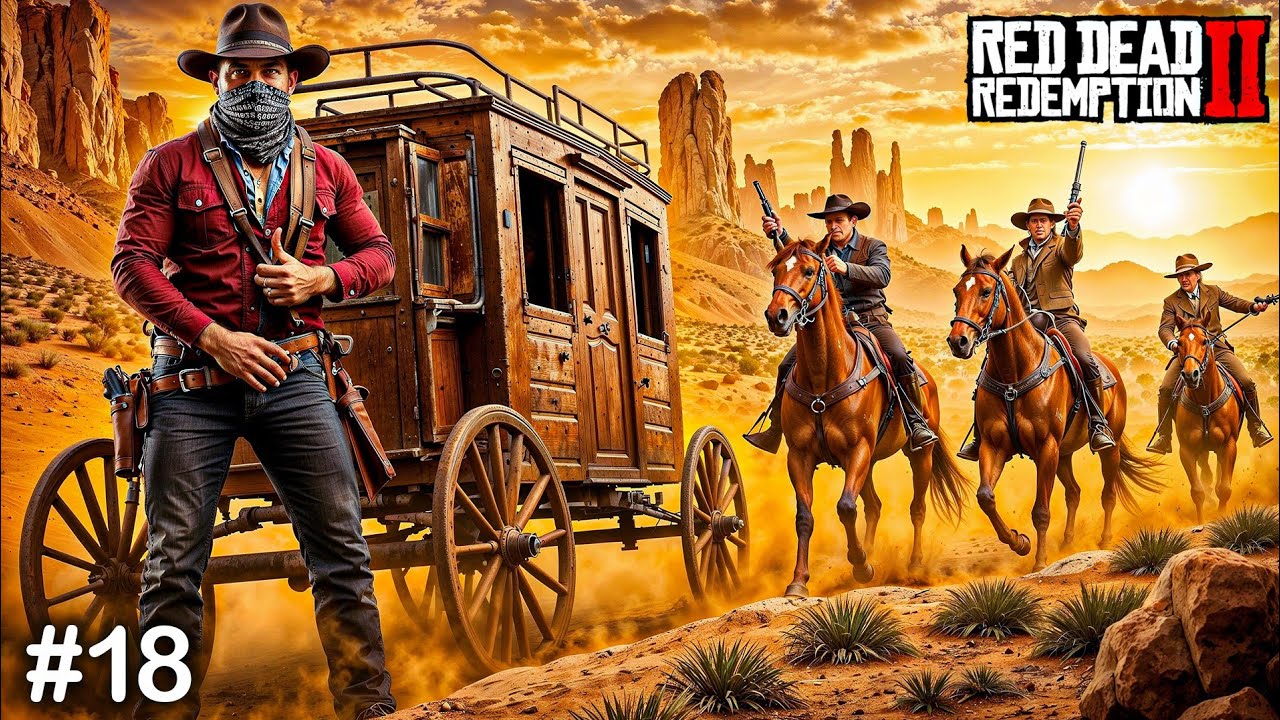 WAGON ROBBERY WENT WRONG | RED DEAD REDEMPTION 2 GAMEPLAY | PART-18 ...