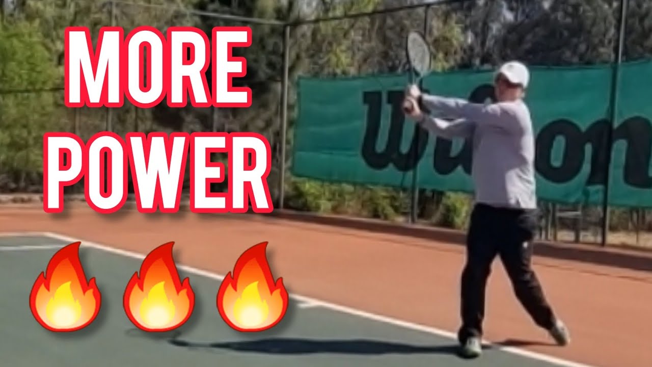 Get more power on your two handed Backhand (technique fixes) - YouTube