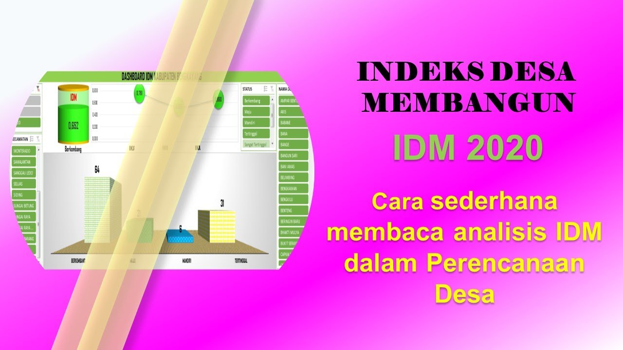 CARA SEDERHANA MEMBACA ANALISIS INDEKS DESA MEMBANGUN - YouTube