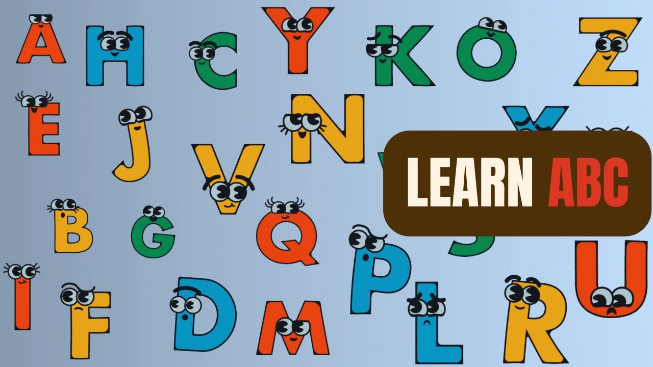 Learn ABCs without song | learn abc without music |Alphabet Learning ...