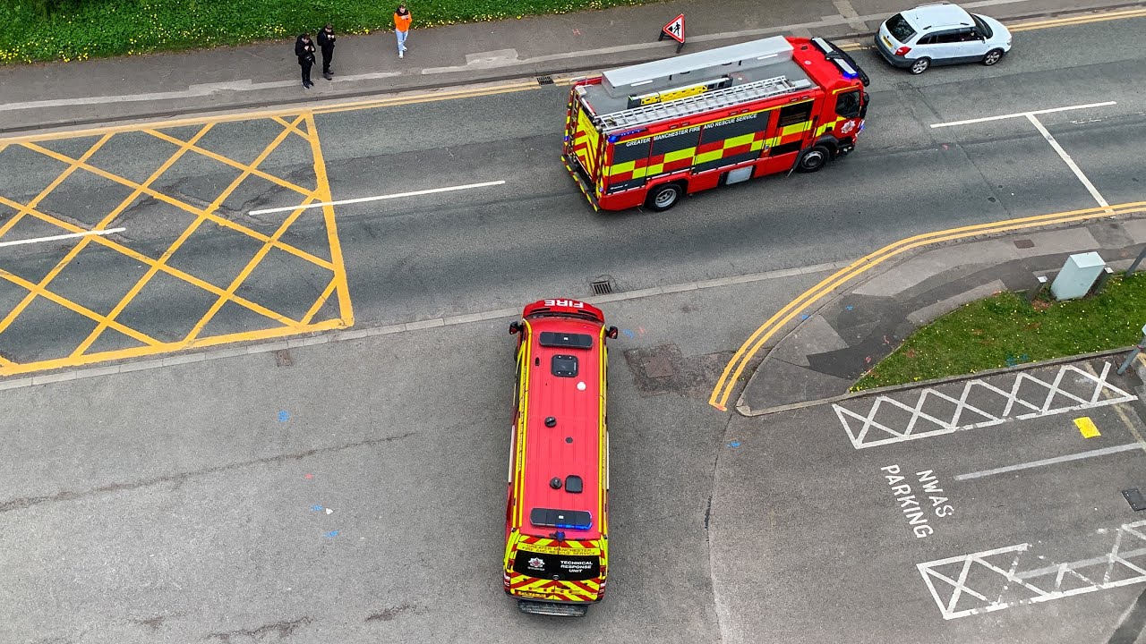 GMFRS TRU Turnout from 94FT IN THE AIR! - YouTube