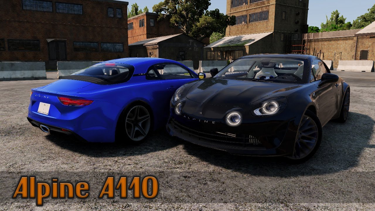 Мод Alpine A110 для BeamNG.drive - YouTube