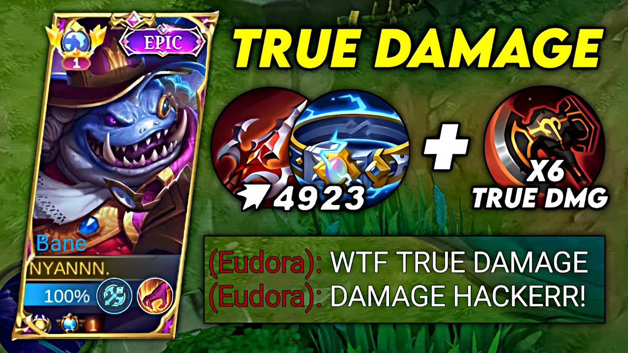 GLOBAL BANE NEW BURST TRUE DAMAGE BUILD AND EMBLEM FOR 2024! THEY THINK ...