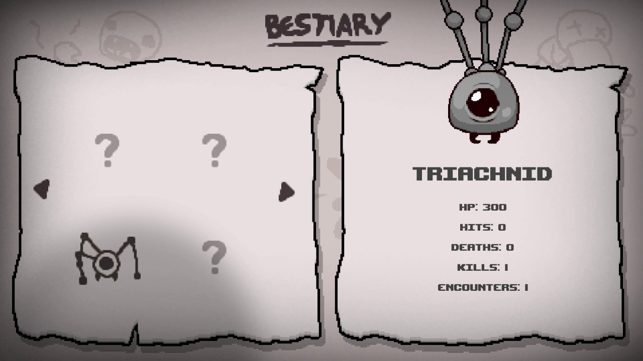 The Binding of Isaac: Afterbirth+ Bestiary - YouTube