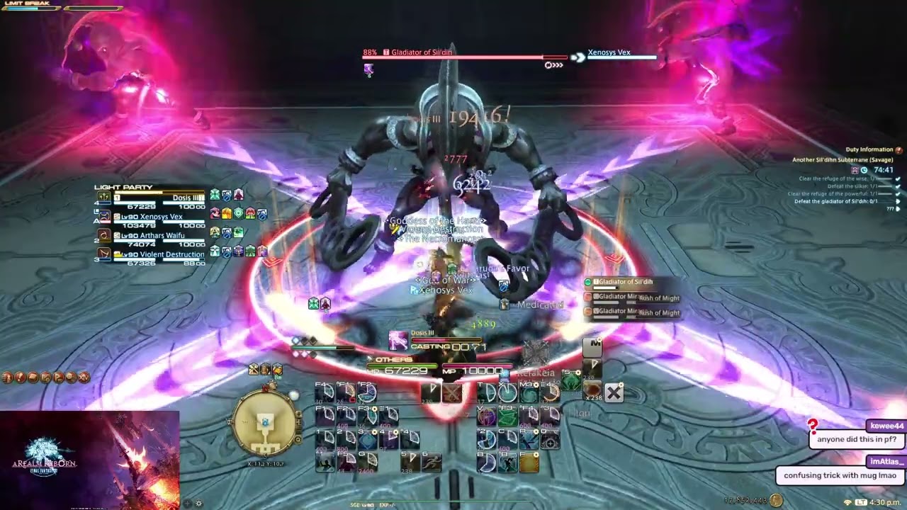 【FFXIV】Another Sil'Dihn Subterrane (Savage) Clear ~ Sage POV - YouTube