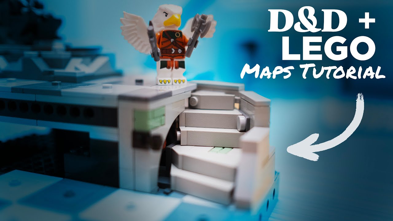 How to build LEGO Stairs for D&D Maps - YouTube