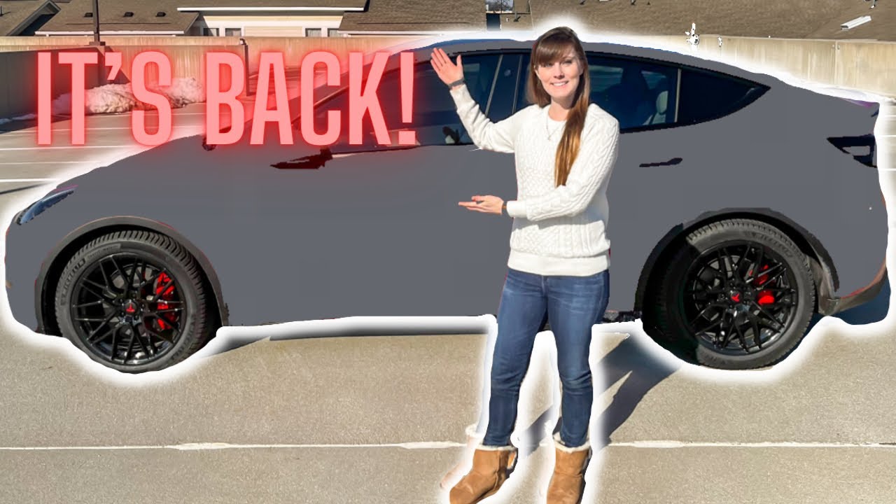 Wrap REVEAL! Tesla Model Y looking fire! - YouTube