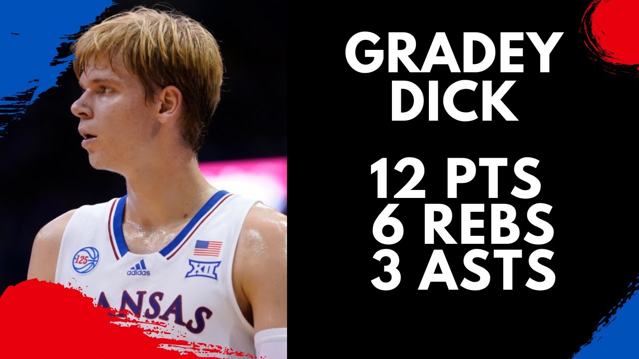 Gradey Dick Highlights vs. North Dakota State | 11/10/22 | 12 Pts, 6 ...
