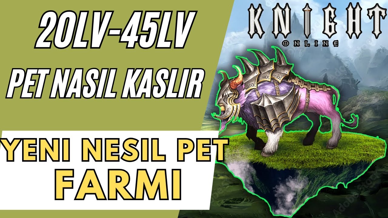 20lv-45lv pet nasıl kasılır, knight online kopek kasma #knightonline ...