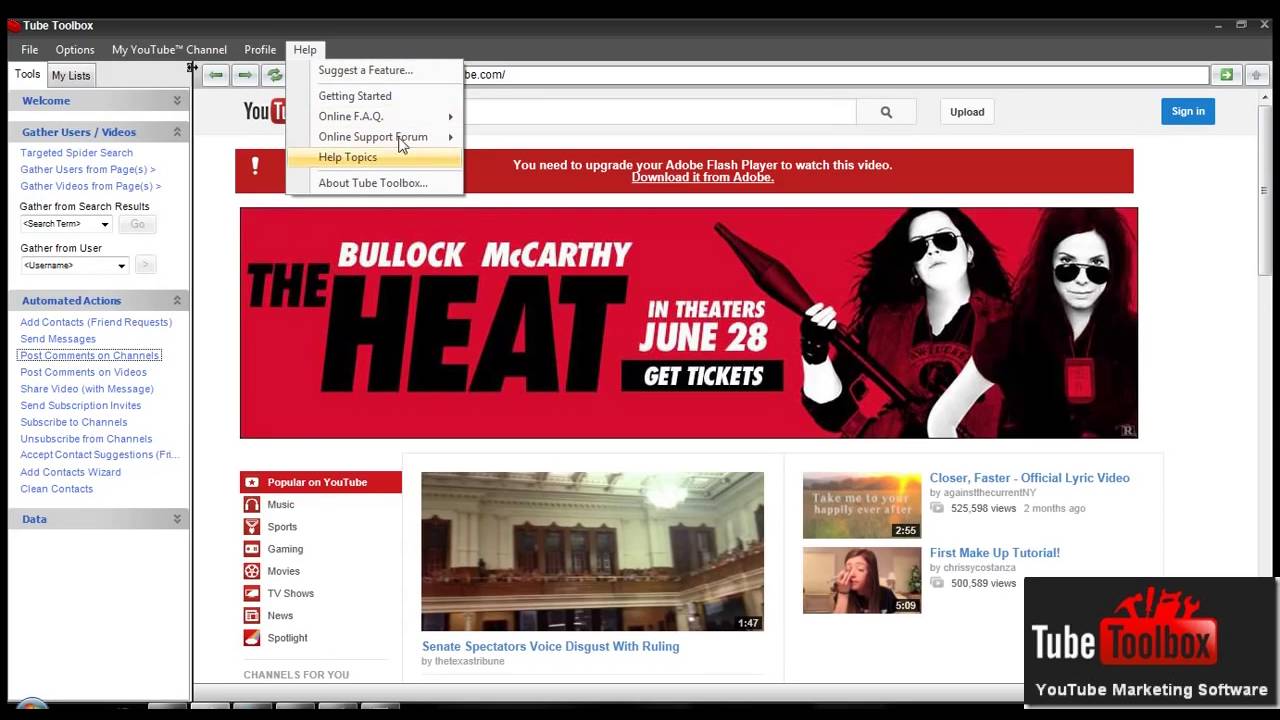 Tube Toolbox Review - The best Youtube Marketing Software - YouTube