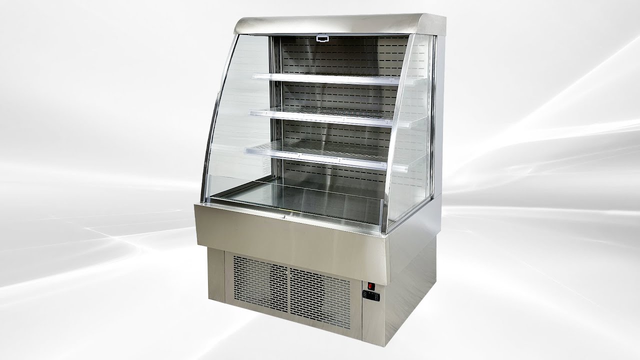 Commercial Refrigerator Open Air Merchandiser Curtain Multideck Open ...