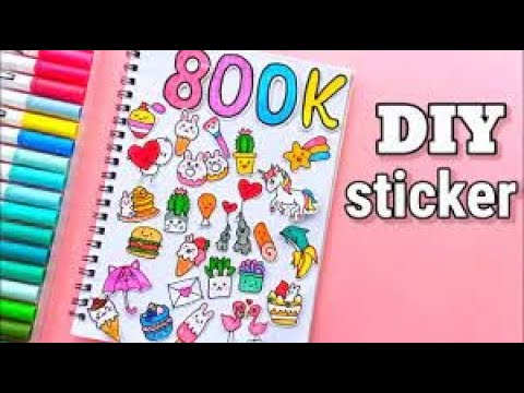 How to make your own stickers //by Zainab Haider - YouTube