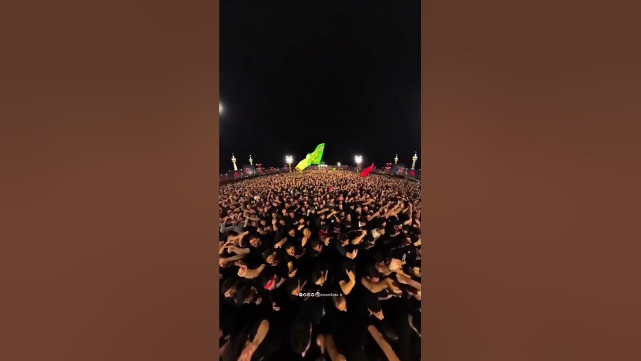« شیرین تر از بغل مادر حرم حسین من هرجایی گم بشم برمیگردم کربلا کربلا