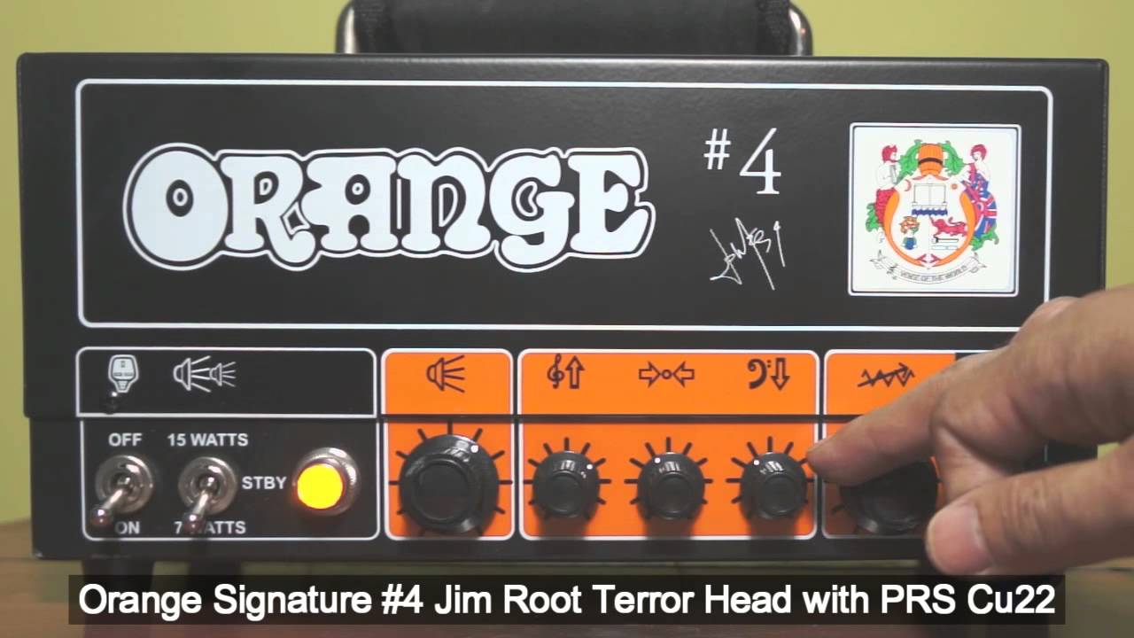 Orange Signature #4 Jim Root Terror Head with PRS cu22 - YouTube