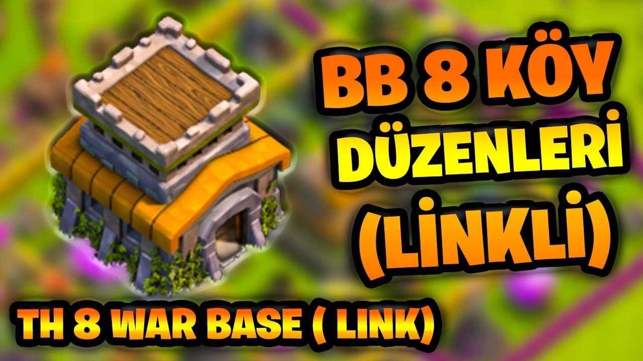 BB8 KÖY DÜZENLERİ (LİNKLİ) TH8 WAR BASE / TOWN HALL 8 BASE (Clash Of ...