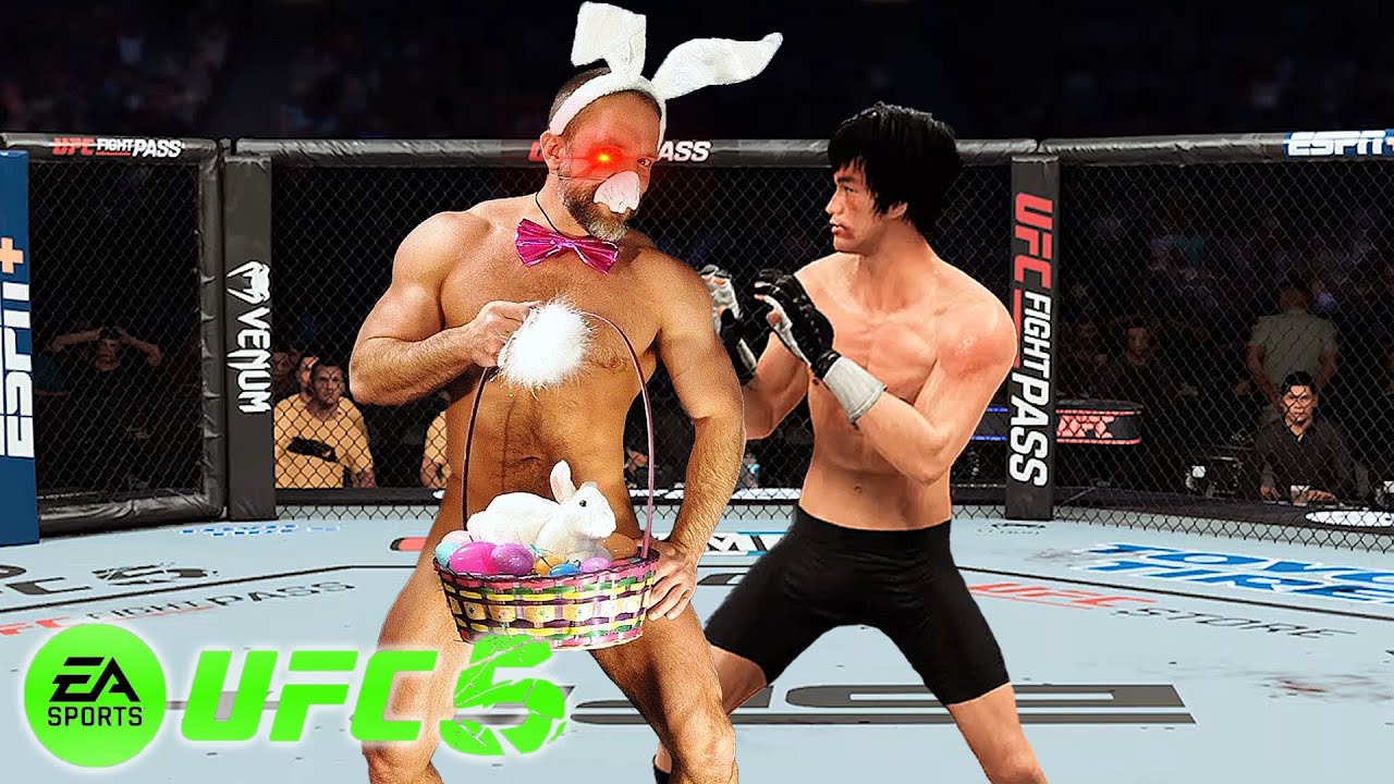 UFC4 Bruce Lee vs Easter Bunny EA Sports UFC 4 Super Battle - YouTube