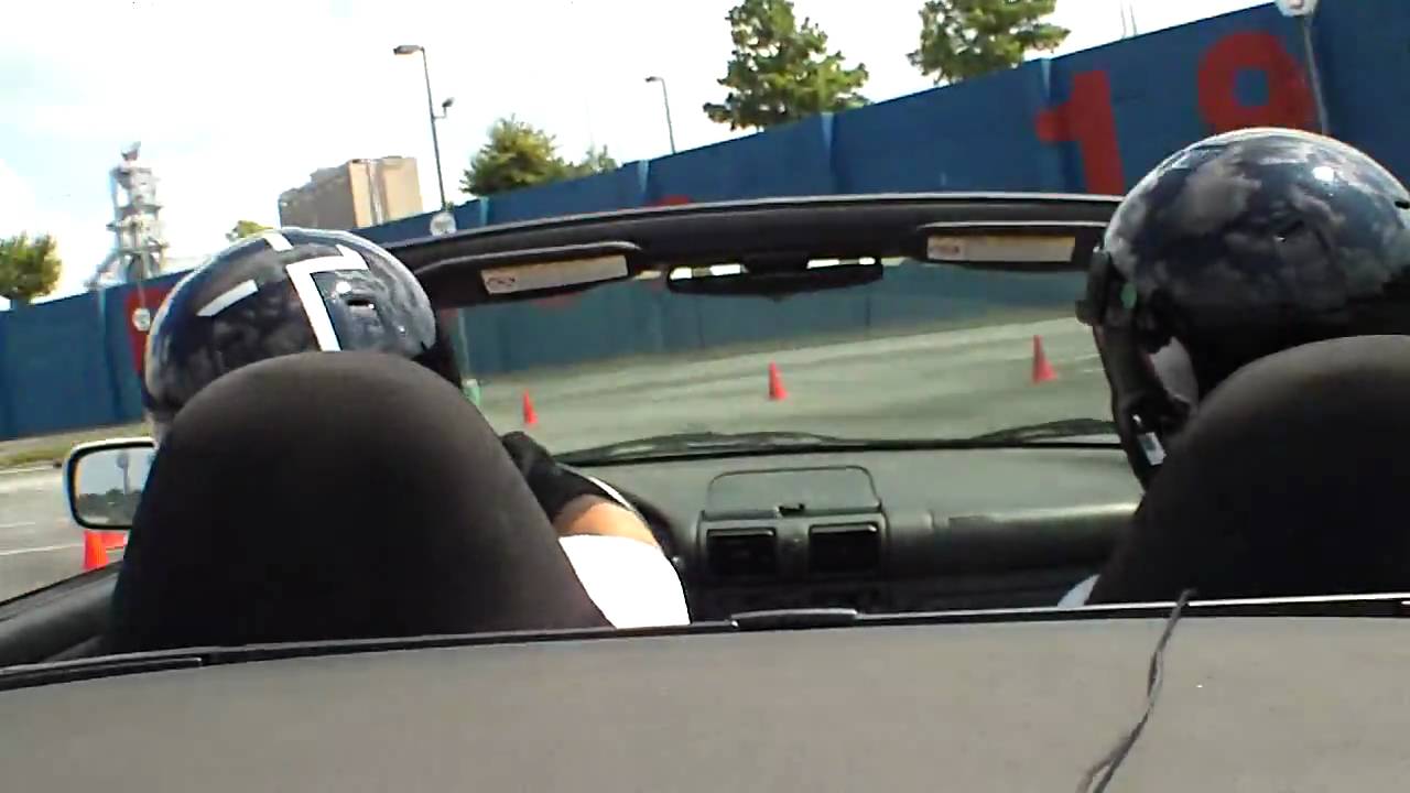 2009 Atlanta Region Autocross, Points #8, Wayne run 2 - YouTube
