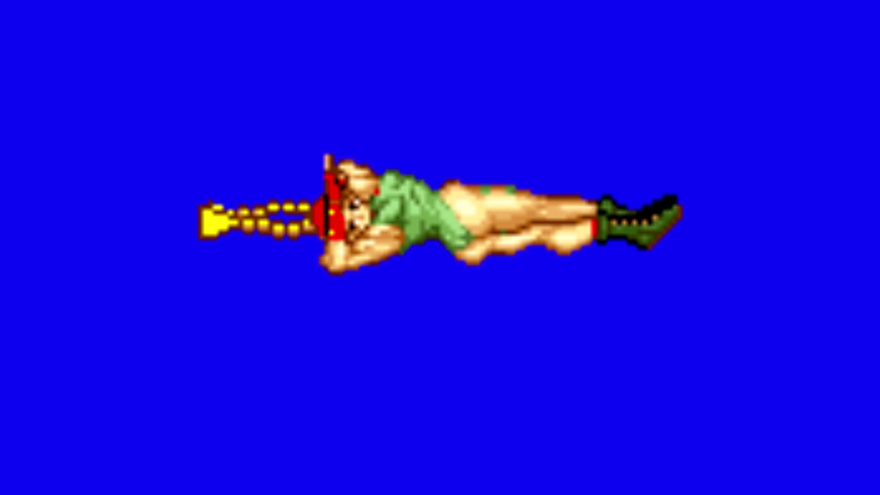 Cammy cannon drill sprite animation super street fighter II (Blue ...