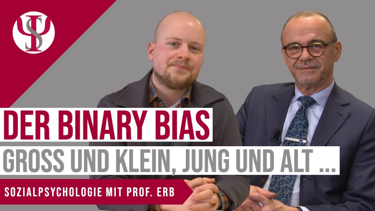 Groß oder klein, jung oder alt ... Der Binary Bias | Sozialpsychologie ...
