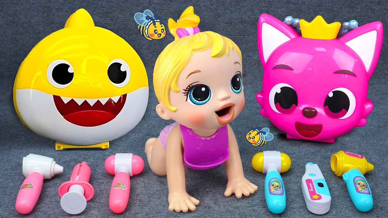 60 Minutes with Unboxing Pinkfong Ambulance Play Set, Satisfying Doctor ...
