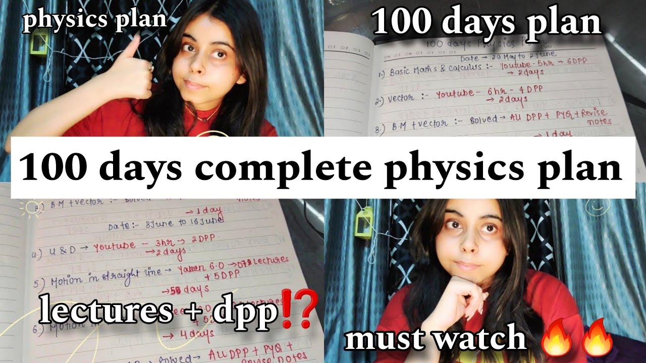 100 DAYS COMPLETE PHYSICS PLAN for #neet 2025📋| ZERO IN NEET PHYSICS⁉️ ...