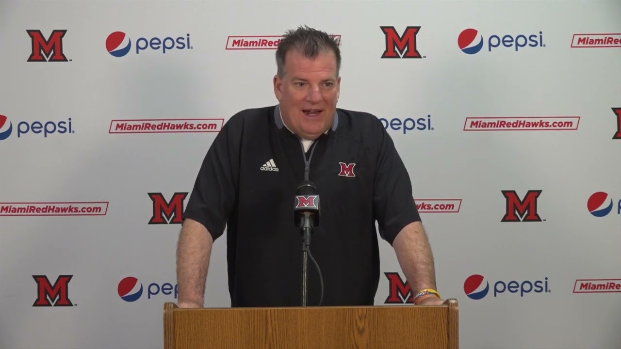 Head Football Coach Chuck Martin 8-29 - YouTube