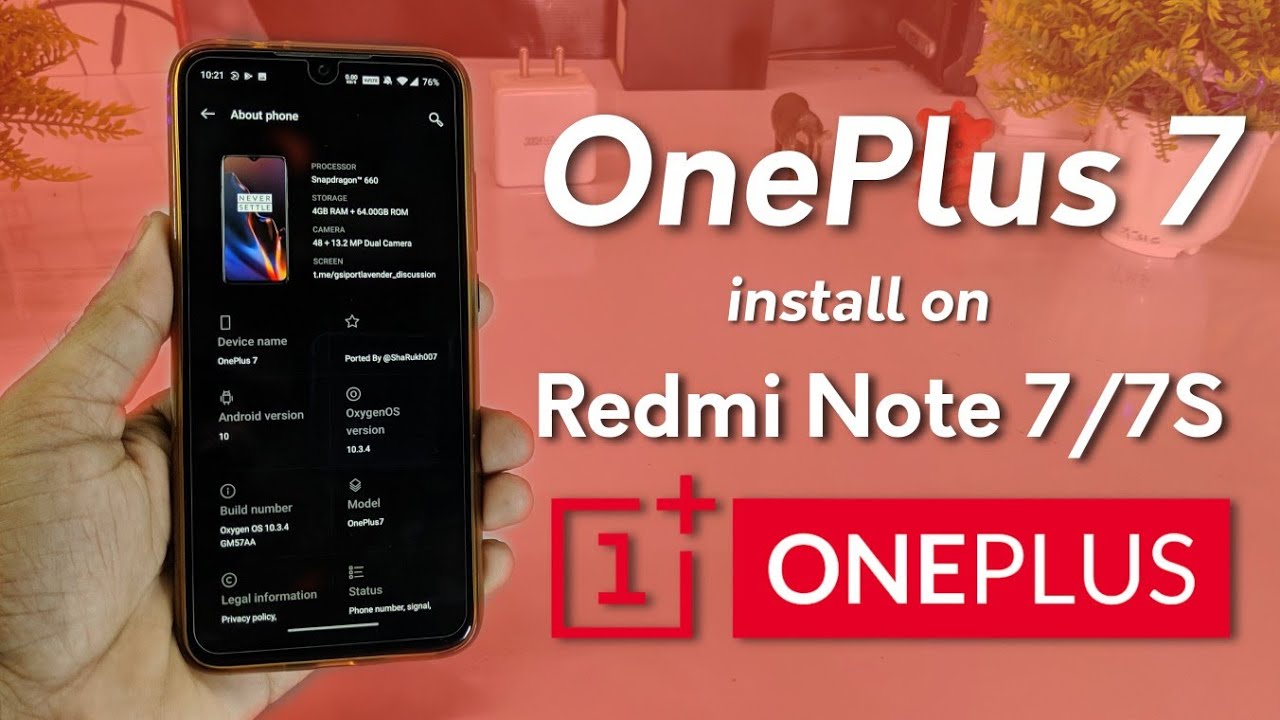 Redmi Note 7/7S Turn into OnePlus 7 | Install Oxygen OS on Redmi Note 7 ...