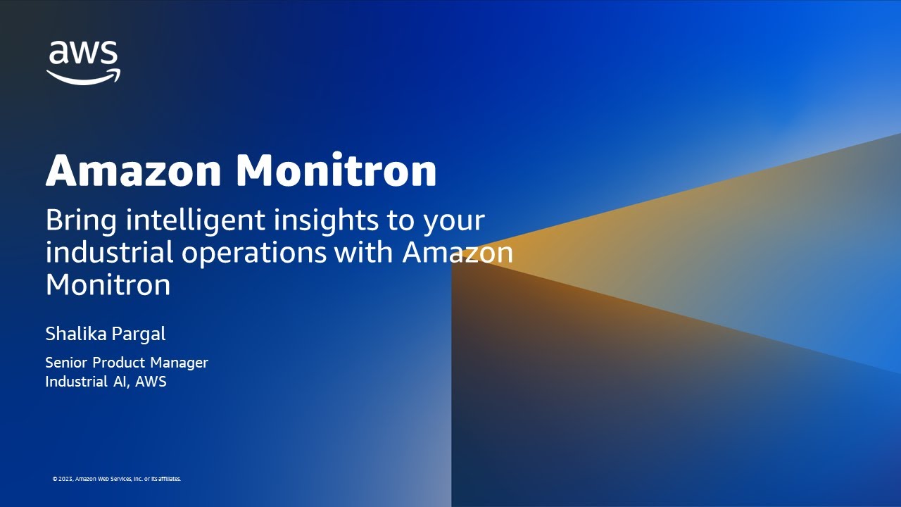 Bring intelligent insights to your industrial operations with Amazon ...