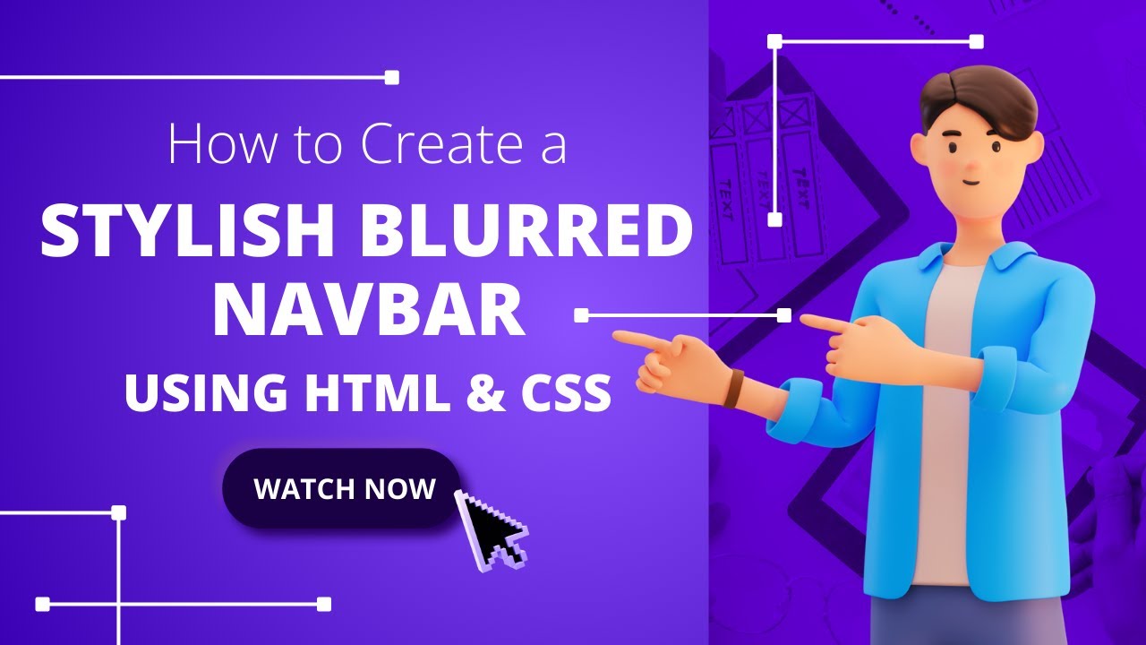 How To Create A Stylish Blurred Navbar Using Html And Css Youtube 1008
