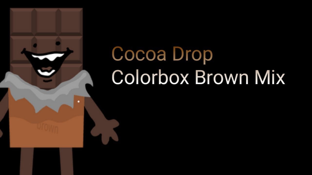| Cocoa Drop | Colorbox Brown Mix - YouTube