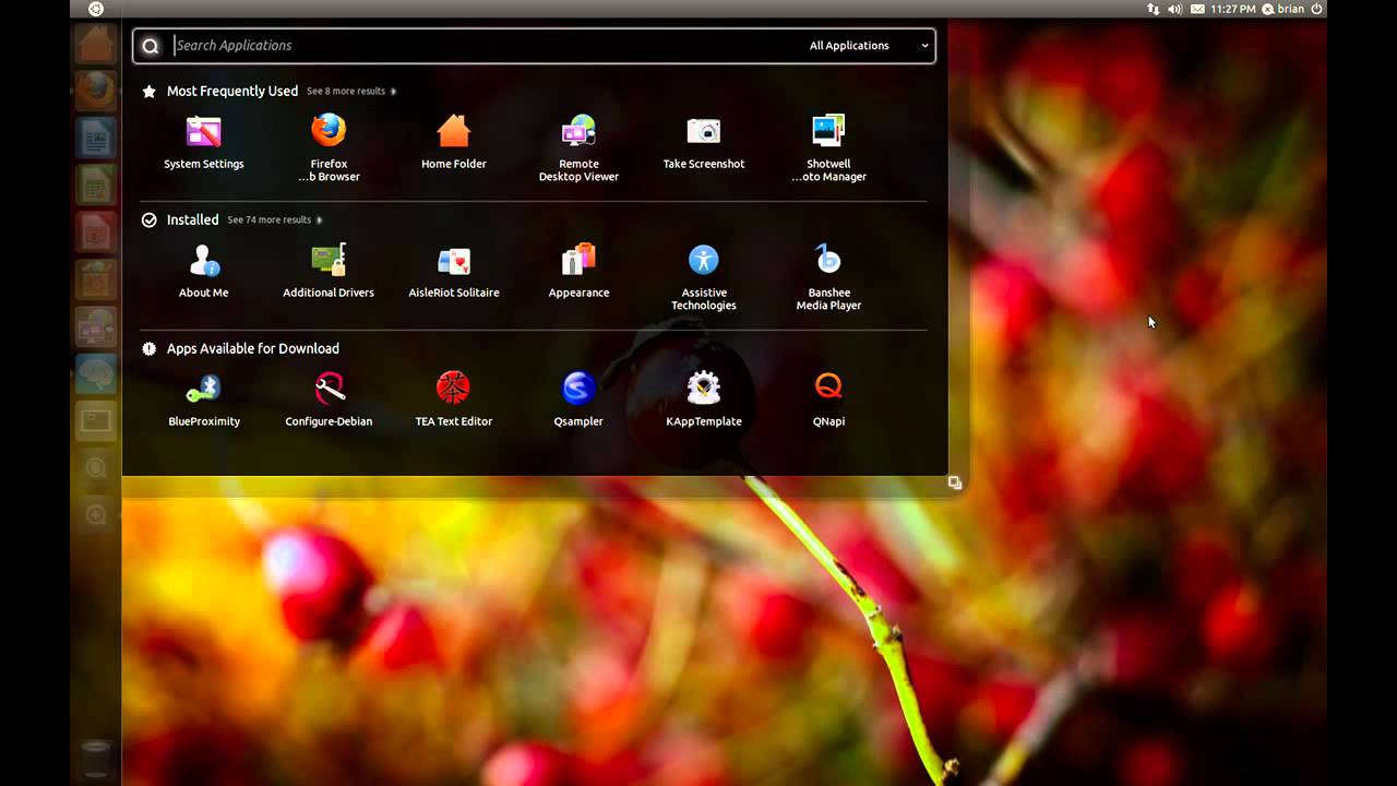 Ubuntu Unity design review - YouTube