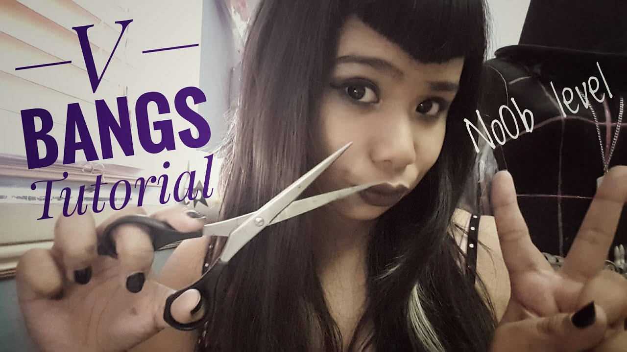 (Vampire) V-Bangs Tutorial | The Badass Fräulein - YouTube