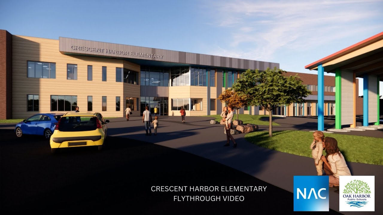 Crescent Harbor Elementary School Video Flythrough - YouTube