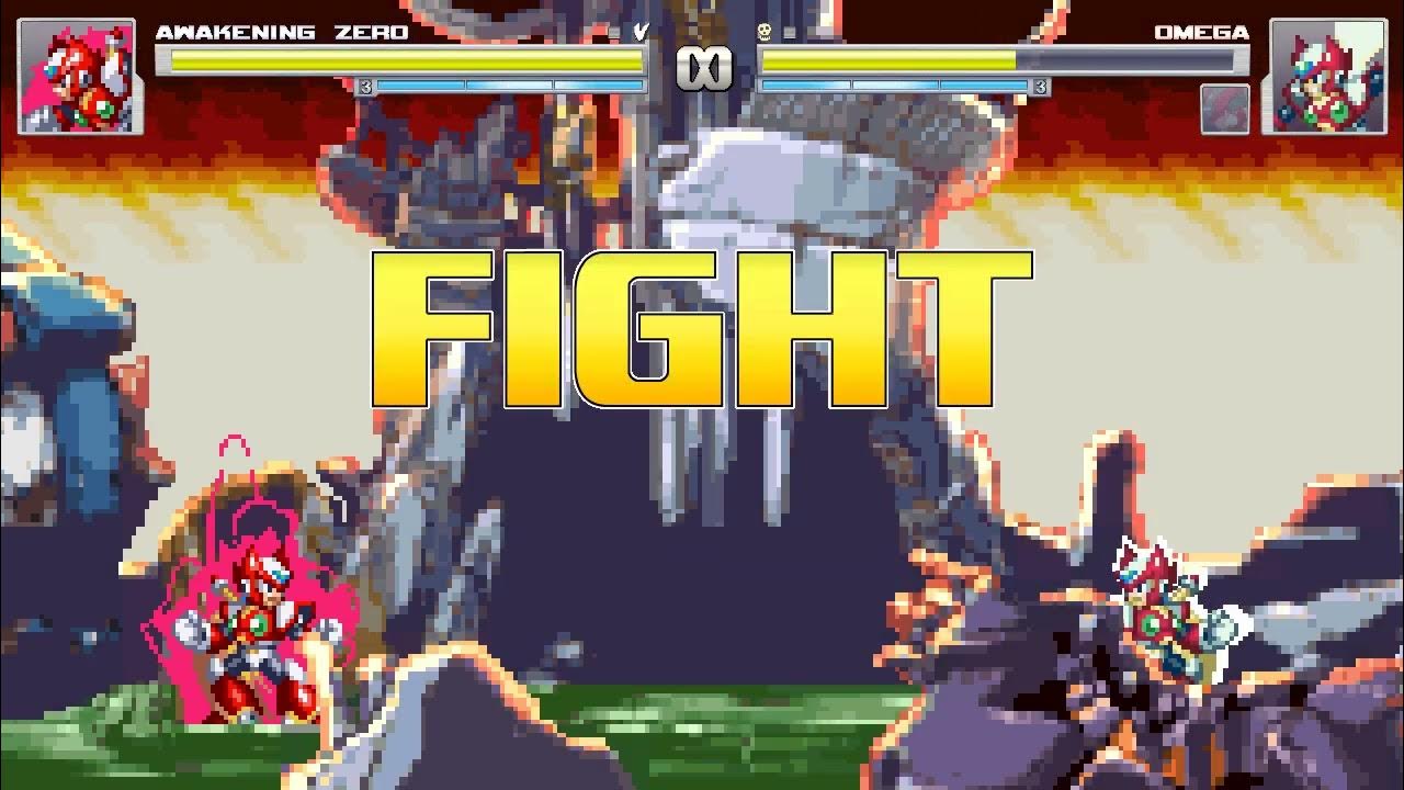 M.U.G.E.N. Awakened Zero vs True Omega Zero & Omega Zero PS1 - YouTube