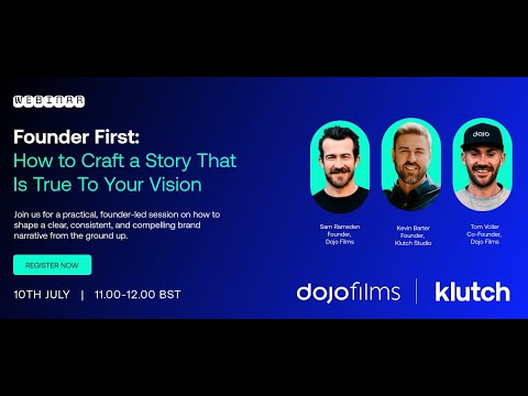 Founder First: How to Craft a Story That Is True To Your Vision - YouTube
