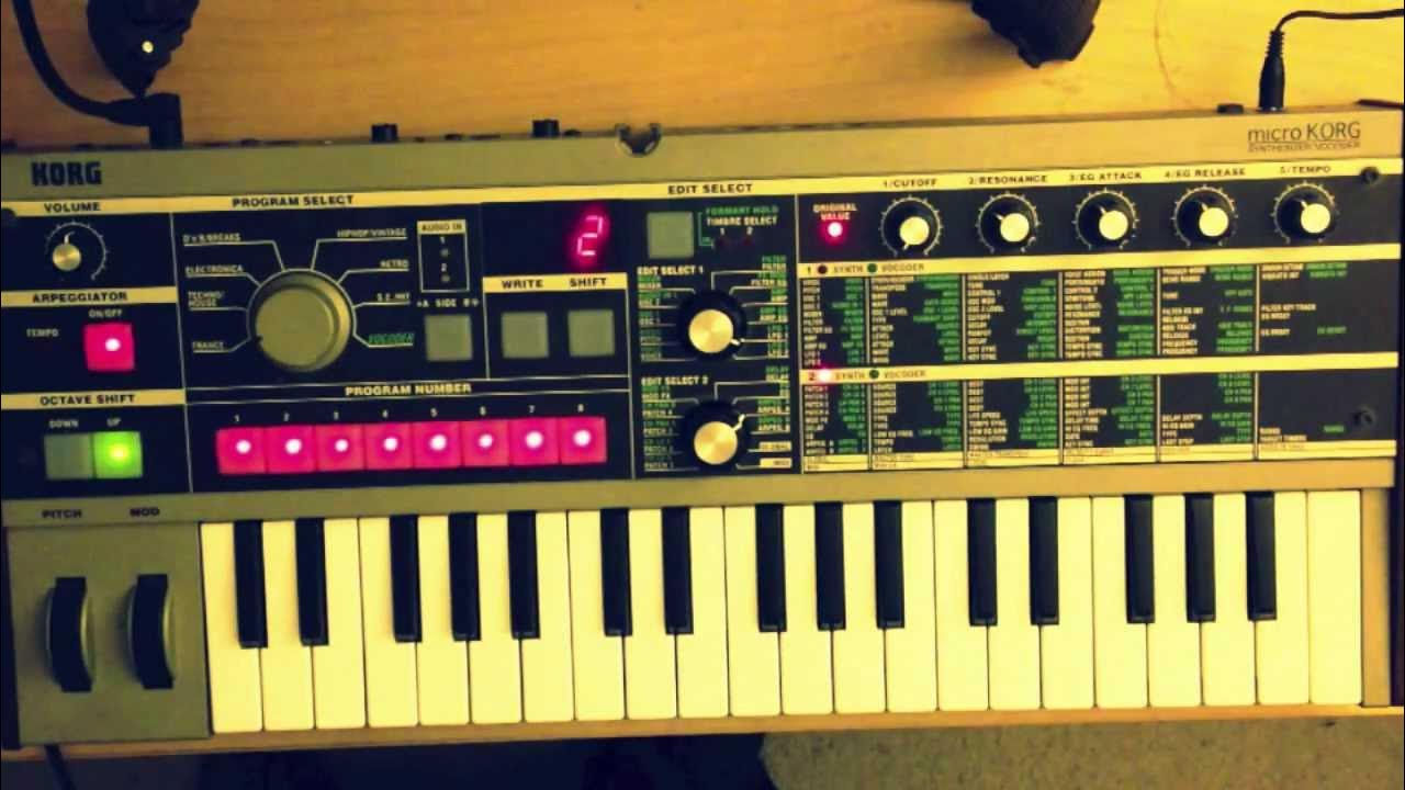 Microkorg Tutorial Part 8: Arpeggiator - YouTube