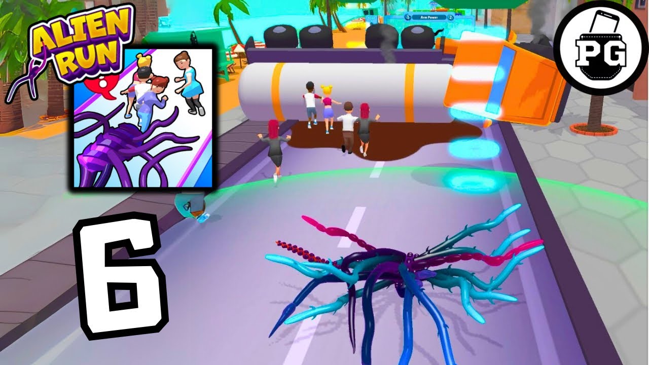 Hard Levels ! 🛸 Alien Run - Tentacle Attack - Gameplay Walkthrough ...