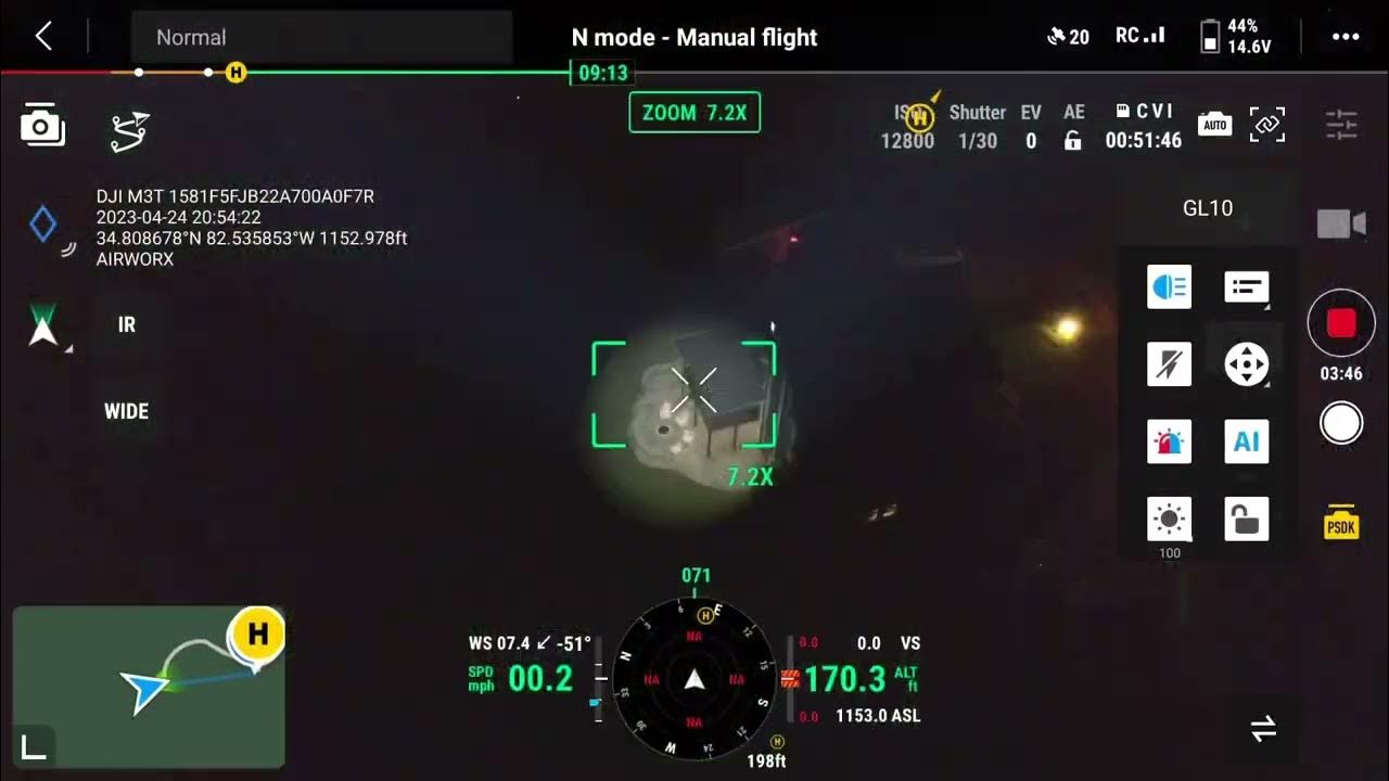 CZI GL10 Spotlight for Mavic 3 Enterprise Demo by Airworx - YouTube