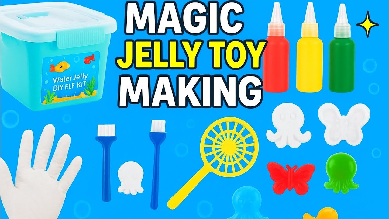 DIY Water Jelly Elf Kit | Fun Science & Craft Activity for Kids - YouTube